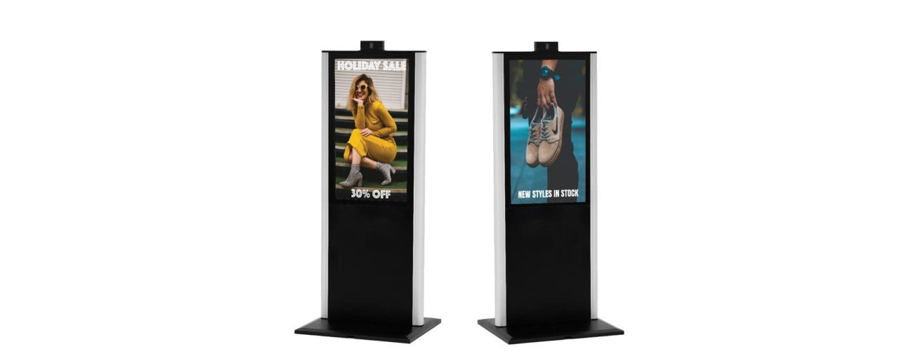 Upright Kiosk Solutions - Vertical Kiosks by MetroClick